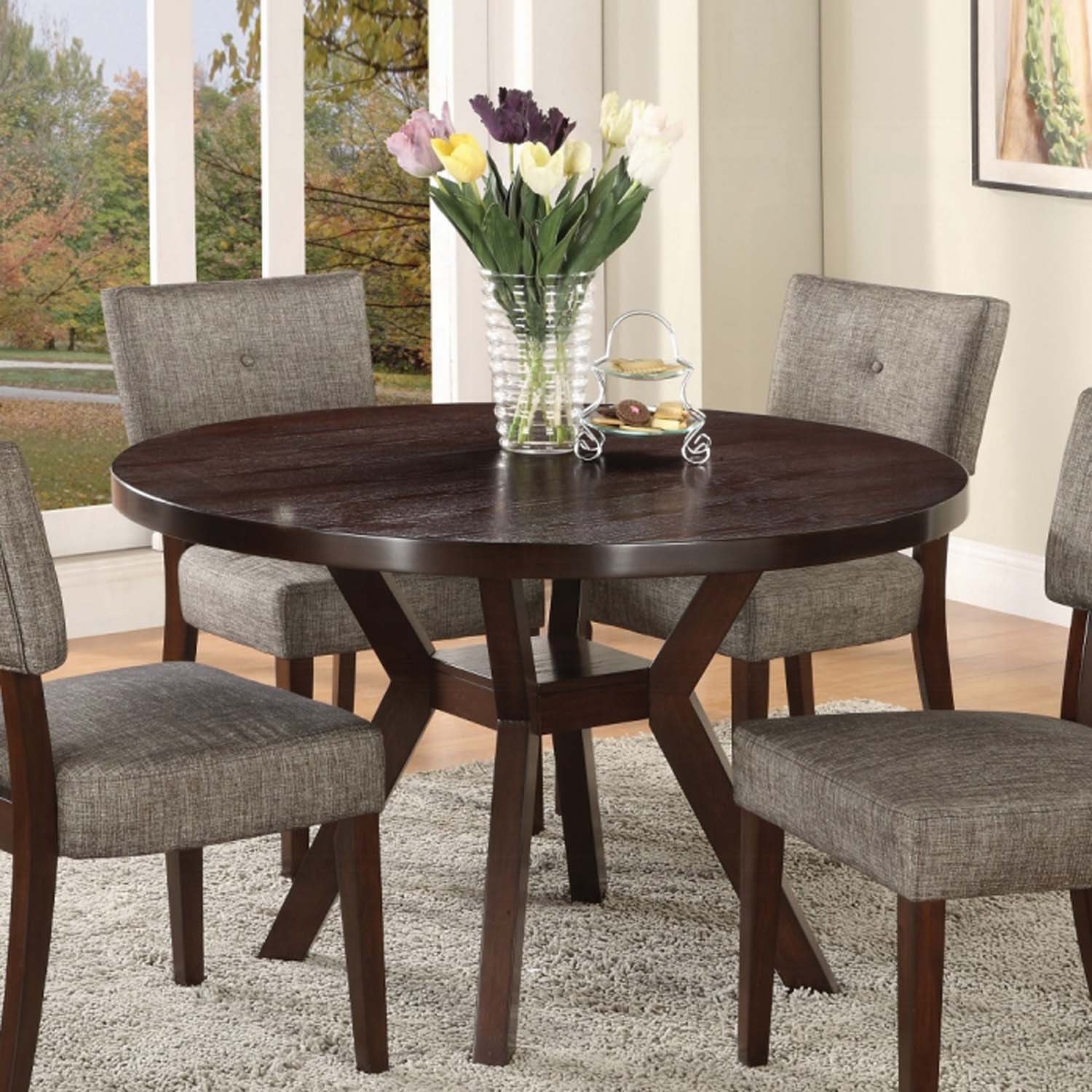 Drake Dining Table, Espresso Finish